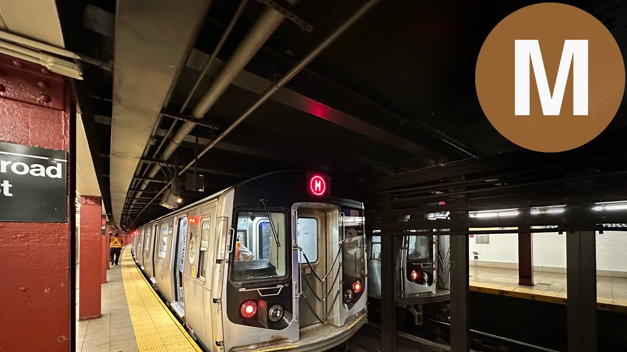 (M) train full ride from Metropolitan Av to Broad Street! - YouTube