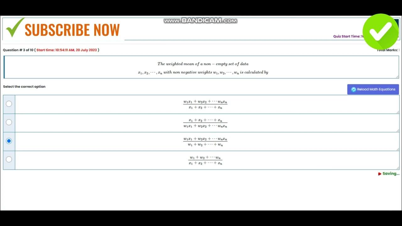 MTH100 Quiz 3 Solution || MTH100 - General Mathematics || Quiz 3 Solution Spring 2023 - YouTube