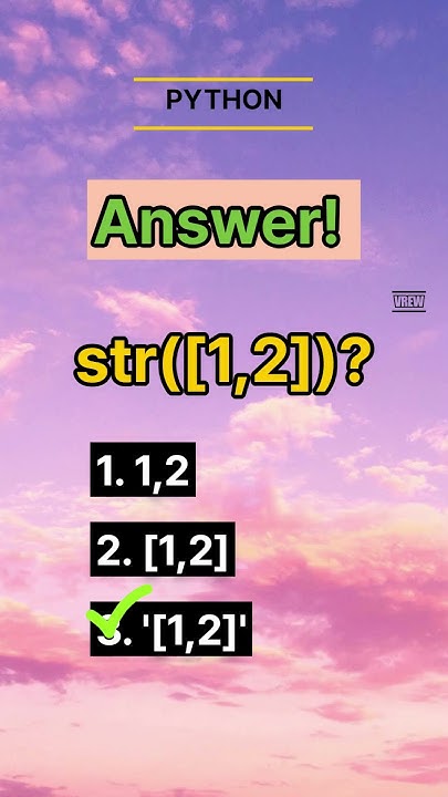 Str Function Python Learnpython Quiz Learnpythononline Pythontutorial Python Youtube 