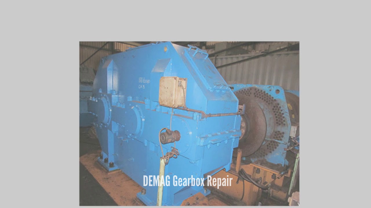 DEMAG Gearbox Repair - YouTube