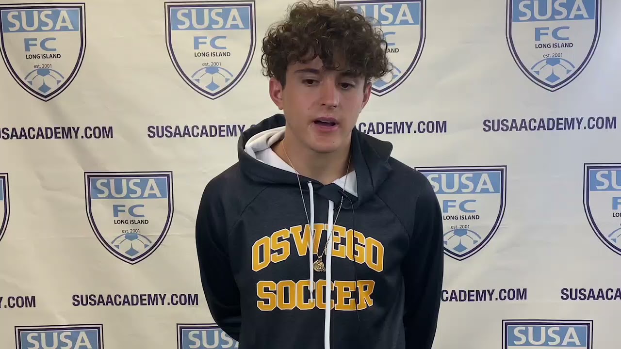 SUSA Class of 2021 | Kyle Hanner | Oswego State Soccer - YouTube