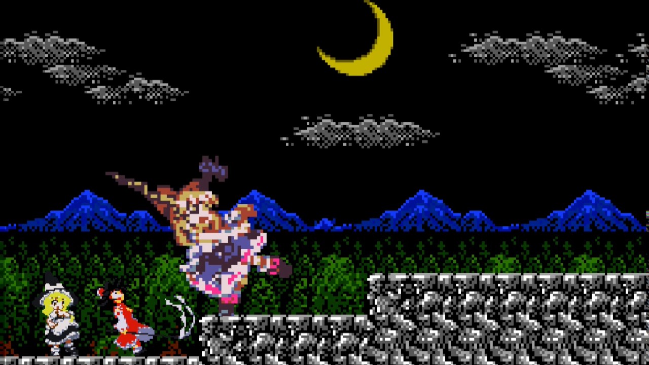 Touhou 10.5 Broken Moon 8 bit remix - YouTube