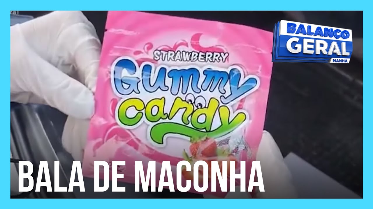 Balas de goma com maconha são apreendidas em São Paulo - YouTube