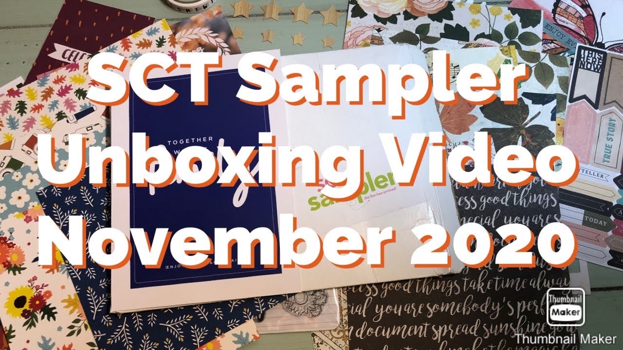 SCT Sampler Kit Unboxing - November 2020 - American Crafts - Family ...