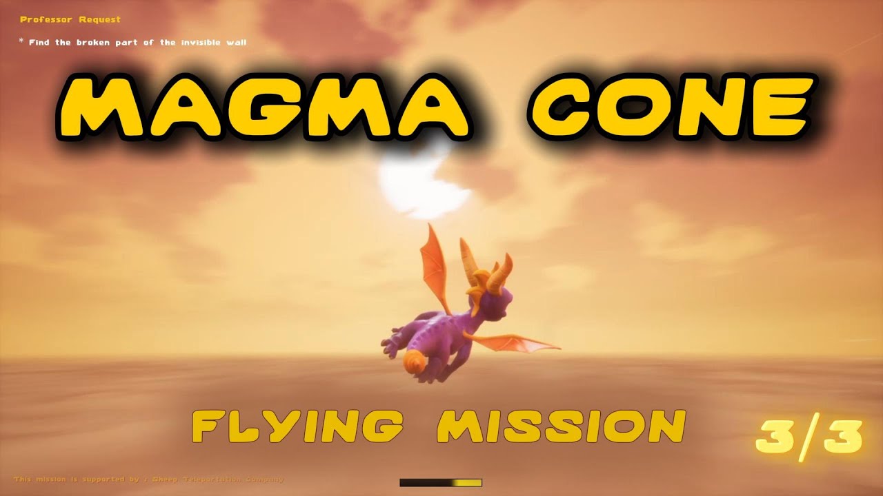 Spyro - Magma Cone " Flying Mission " (fan made music) - YouTube