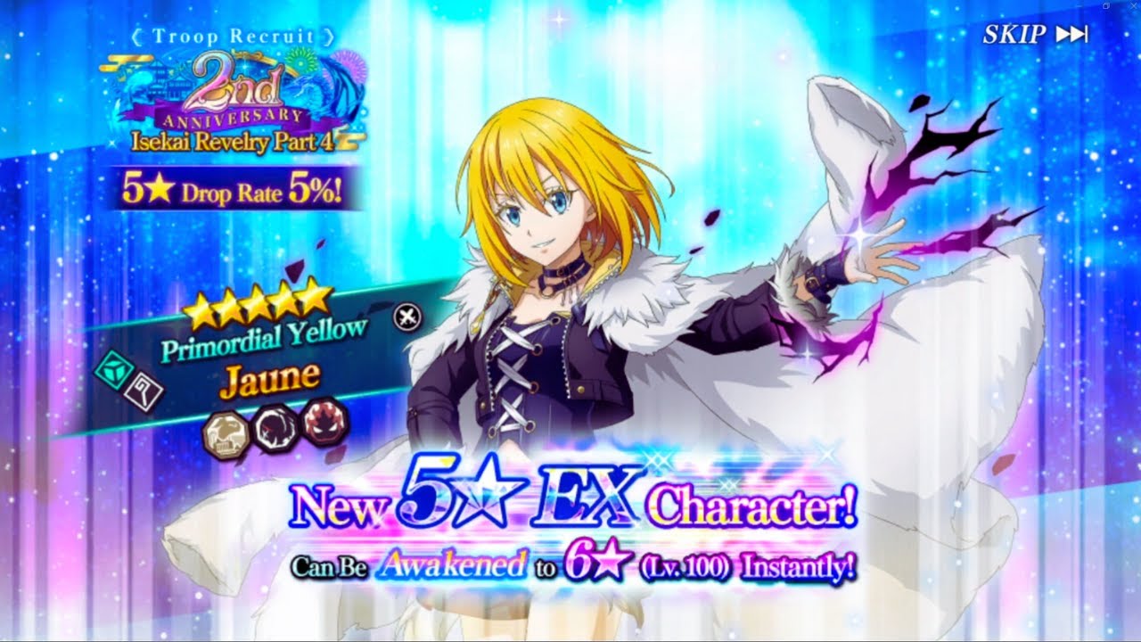 CRAZY WILD SUMMONS FOR NEW EX PRIMORDIAL YELLOW JAUNE! | Slime: Isekai ...