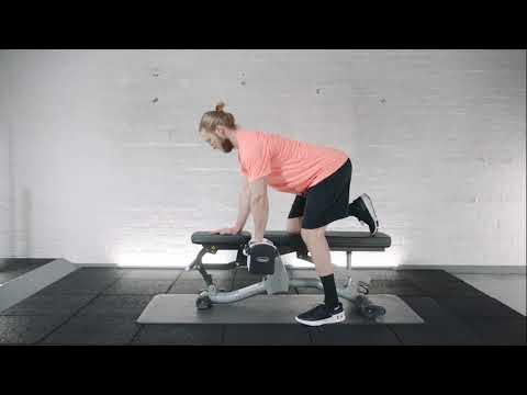 Rudern vorgebeugt einarmig, auf einer Bank mit Rotation - YouTube