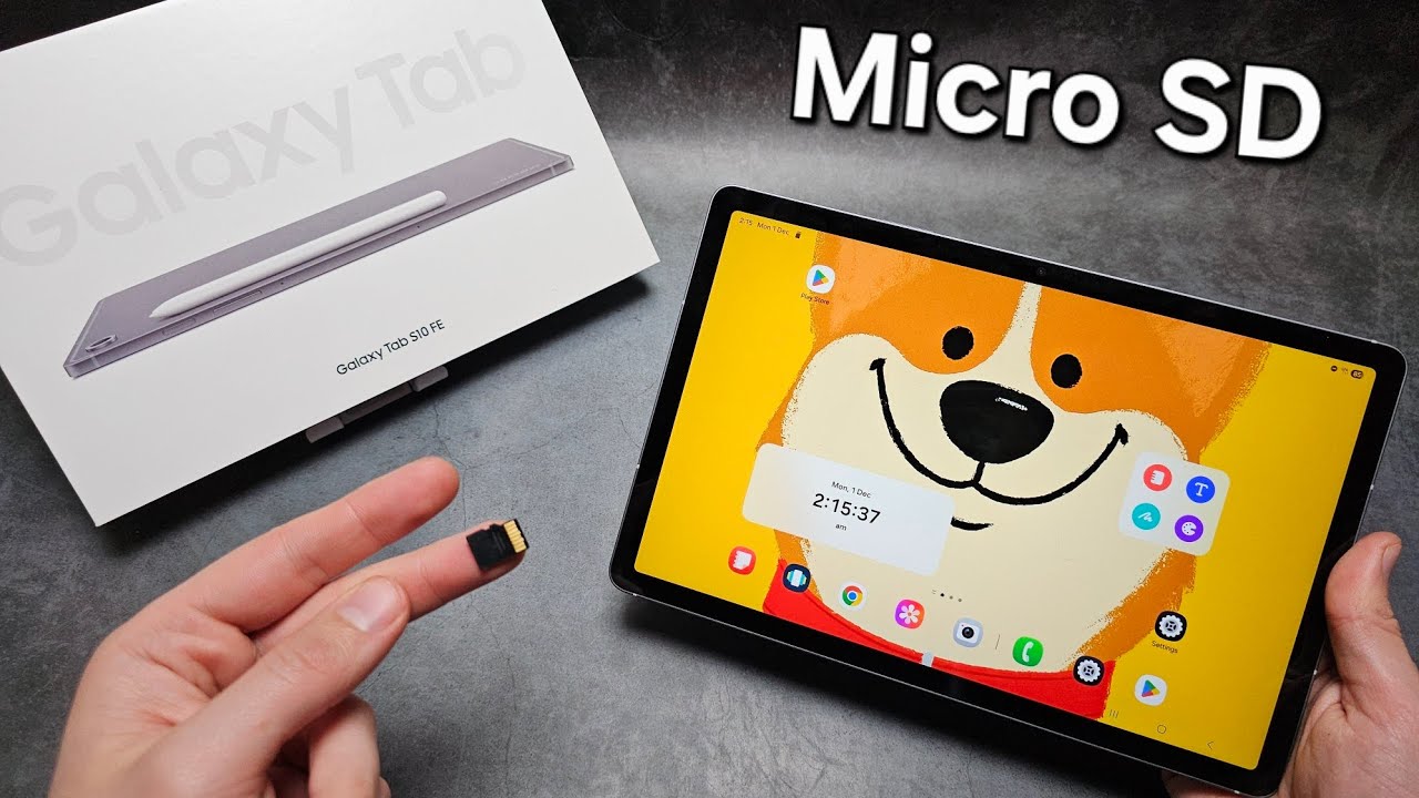 How to Insert Micro SD Memory Card + Format - Samsung Galaxy Tab S10 ...