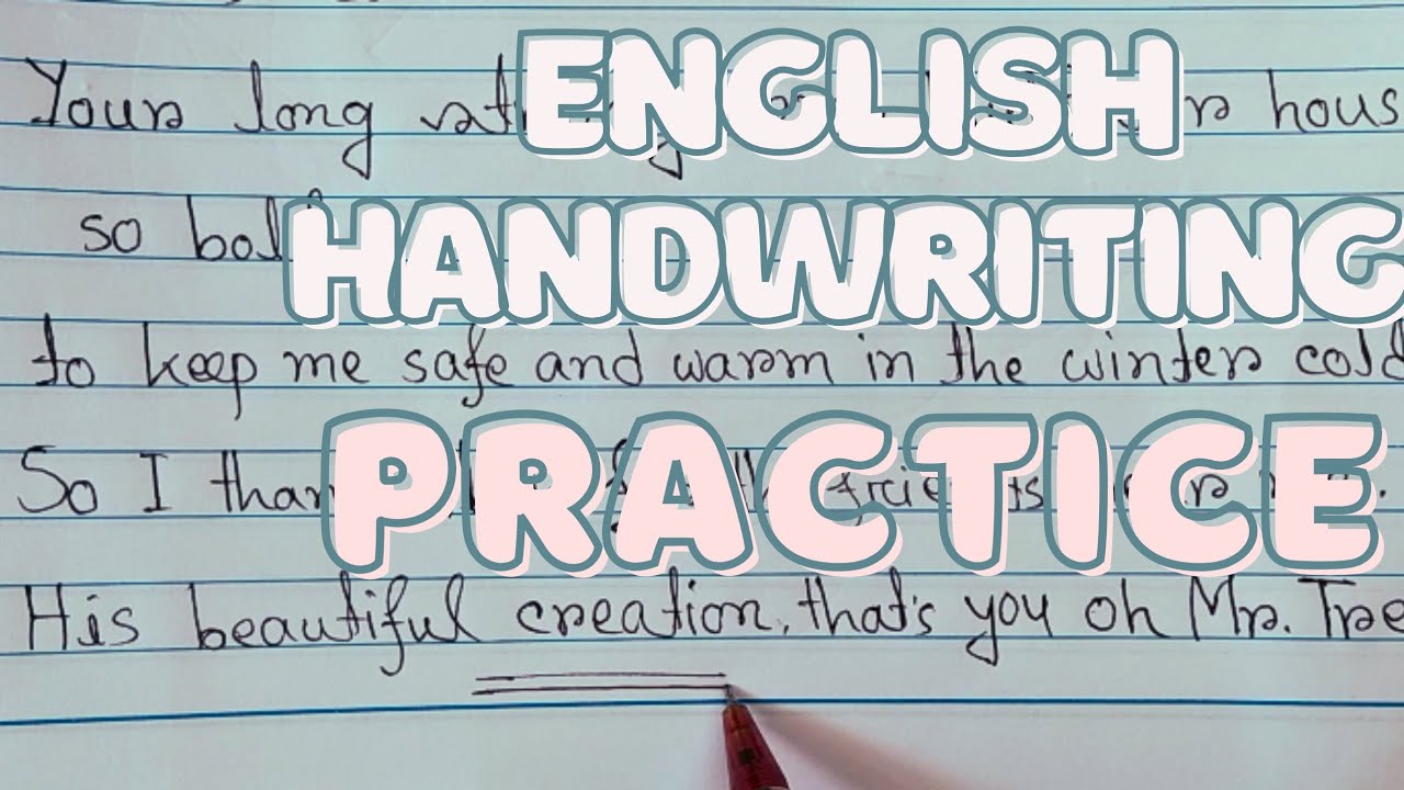 সুন্দর ইংরেজি লেখা/হাতের লেখা/english lekha/english hand writing ...