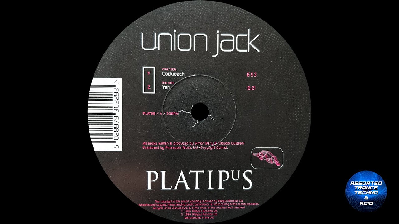 [Acid Trance] Union Jack - Cockroach [Platipus] 1997 - YouTube