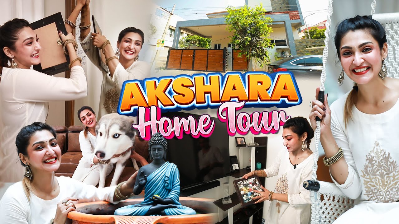 இவ்வளவு பெரிய வீடா?😮 Bigg Boss Akshara Reddy 1st Ever Home Tour - YouTube