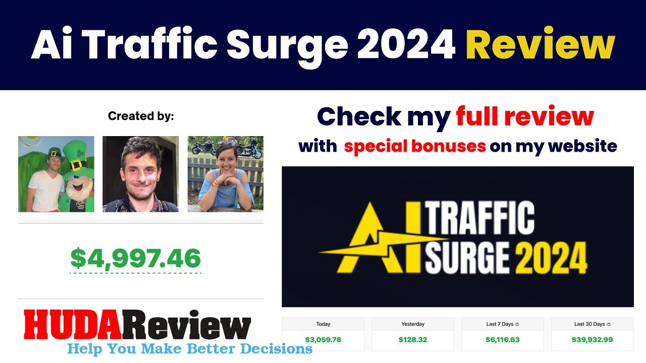 Ai Traffic Surge 2024 review | Demo | Bundle | Huge Bonus | Discount ...