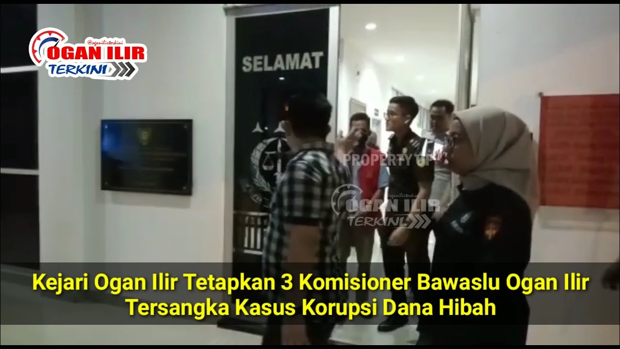 Kejari Ogan Ilir Tetapkan 3 Komisioner Bawaslu Ogan Ilir Tersangka