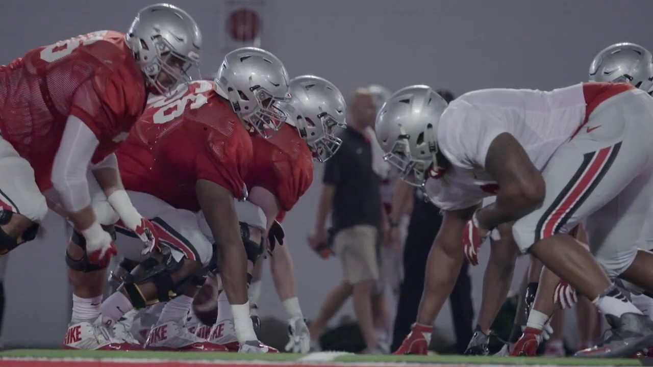 Intense Ohio State Football Spring Practice Scrimmage 1 - YouTube