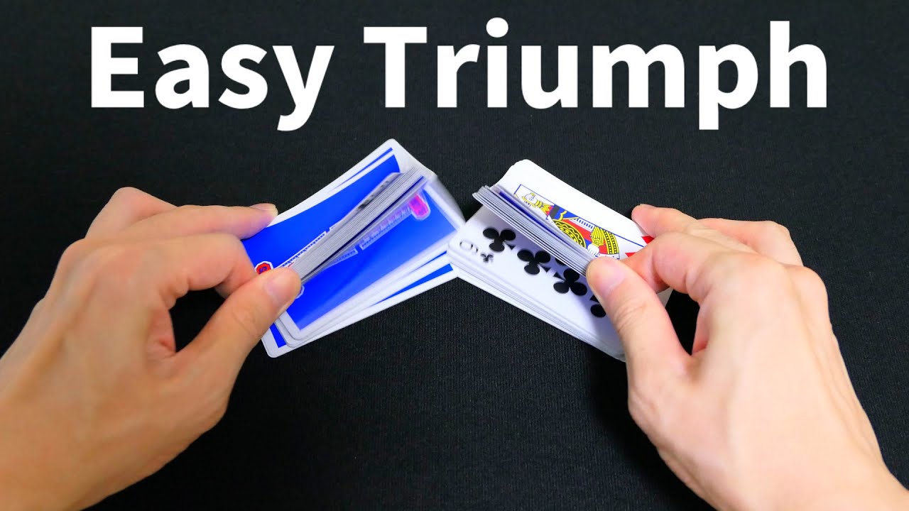 EASY Triumph Card Trick Tutorial - YouTube