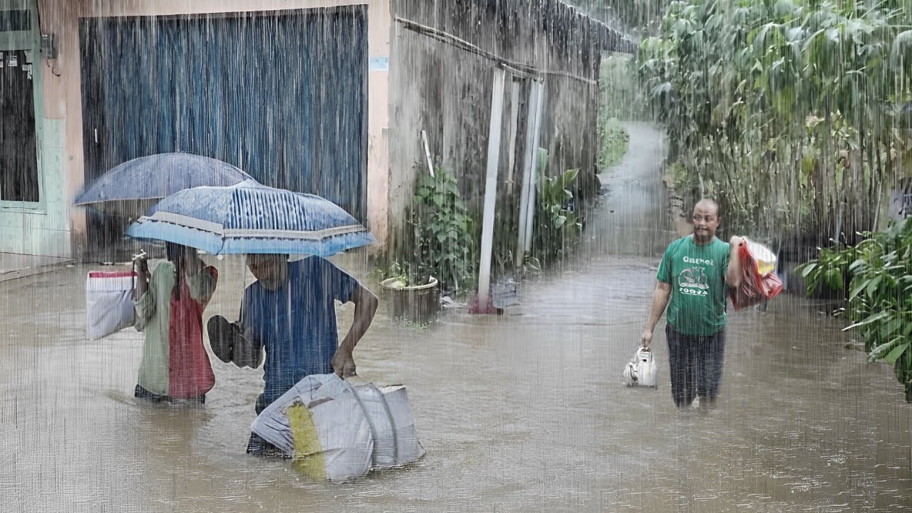 Super Rainstorm So Very Heavy and Thunderstorm || Hypnotized Weather ...