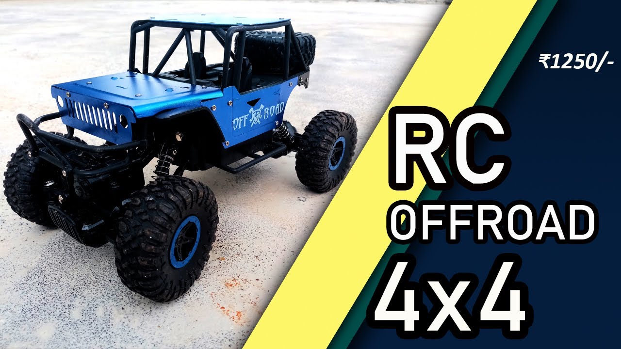 RC offroad jeep 4x4 - UNBOXING & TESTING - YouTube