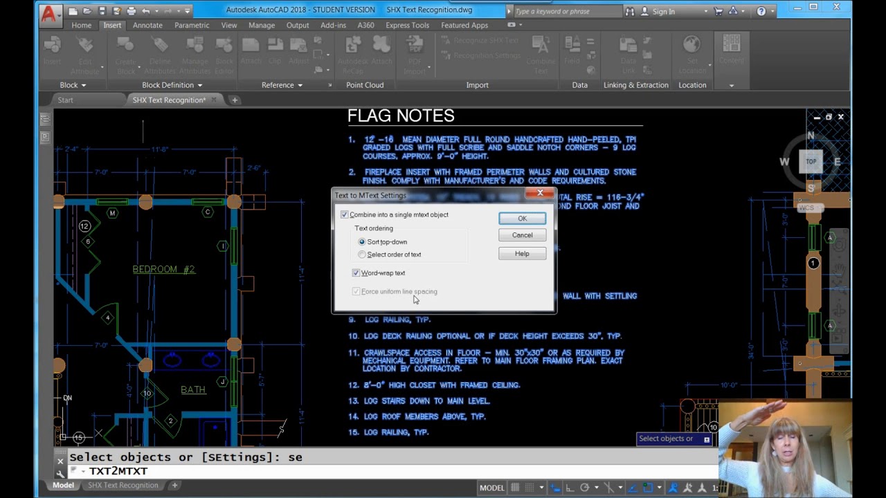 AutoCAD Video Tips Convert Single Line Text To Paragraph Text Lynn AutoCAD Video Tips Convert Single Line Text To Paragraph Text Lynn