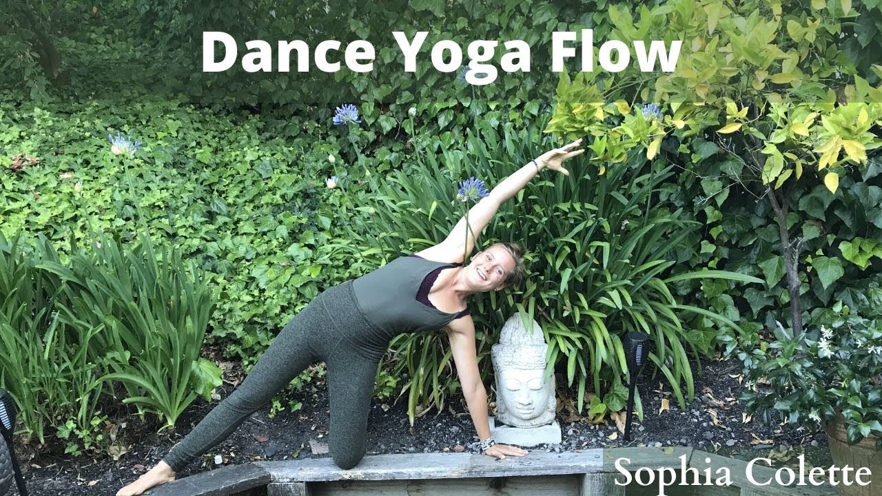 Dance Yoga Flow with Sophia Colette (45 mins-Intermediate) - YouTube