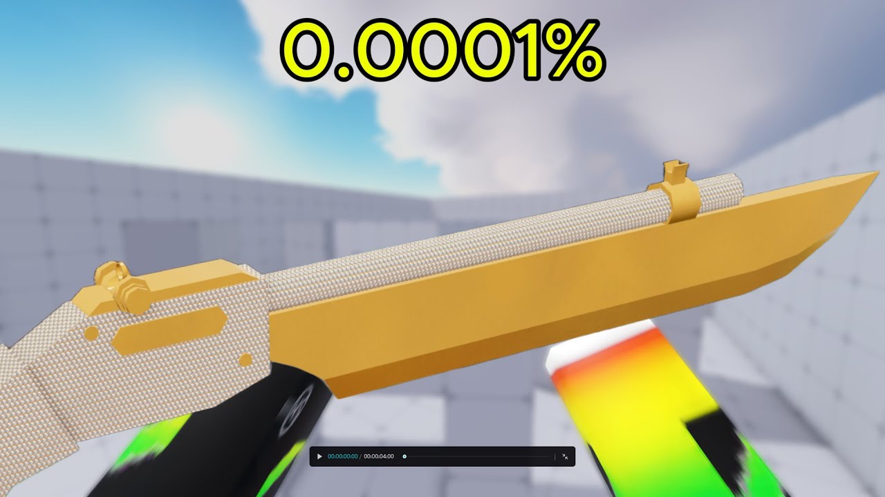 I Unlocked Gunblade DIAMOND Wrap during 24hrs Early Access... (Roblox ...