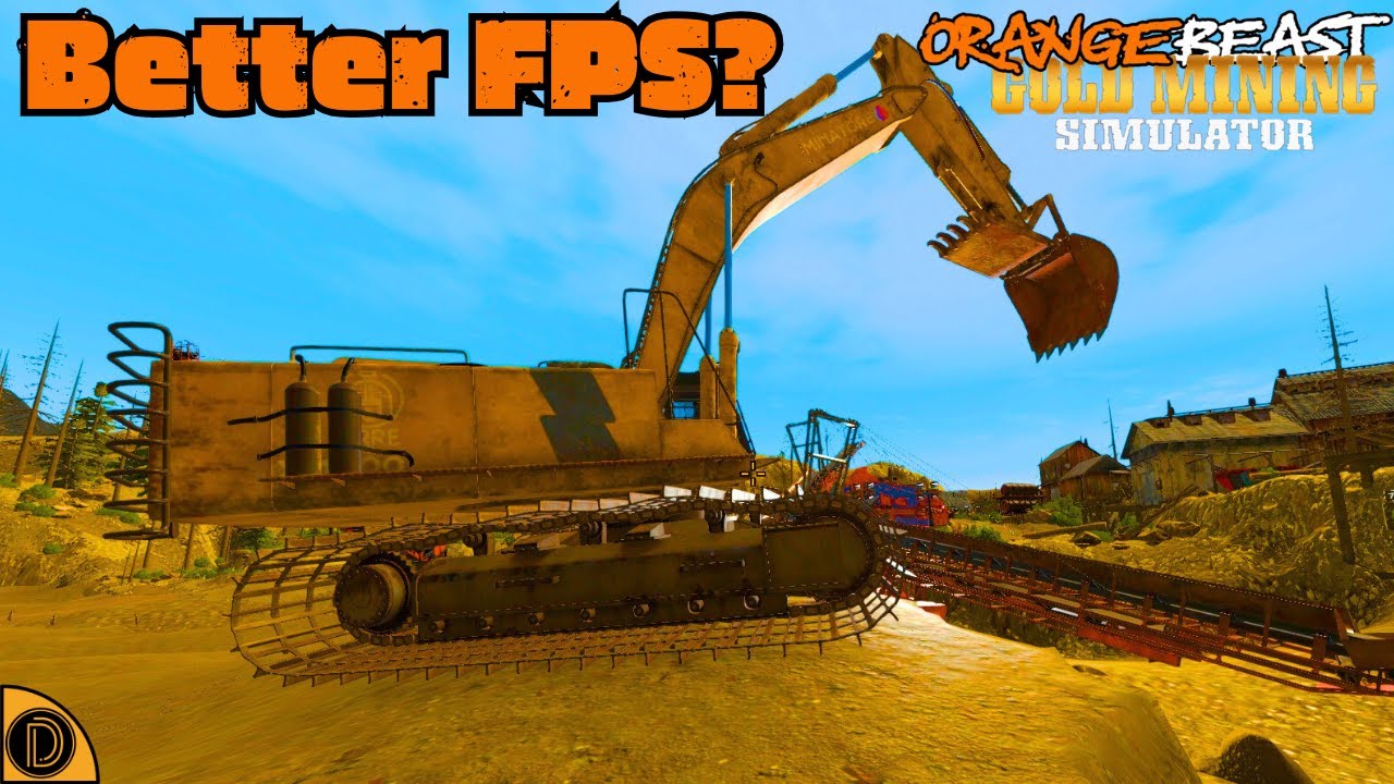 BETTER FPS? #34 ORANGE BEAST DLC - Gold Mining Simulator - YouTube