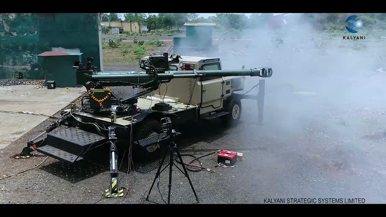 The Garuda 105 : Truck mounted Artillery system developed by Kalyani ...