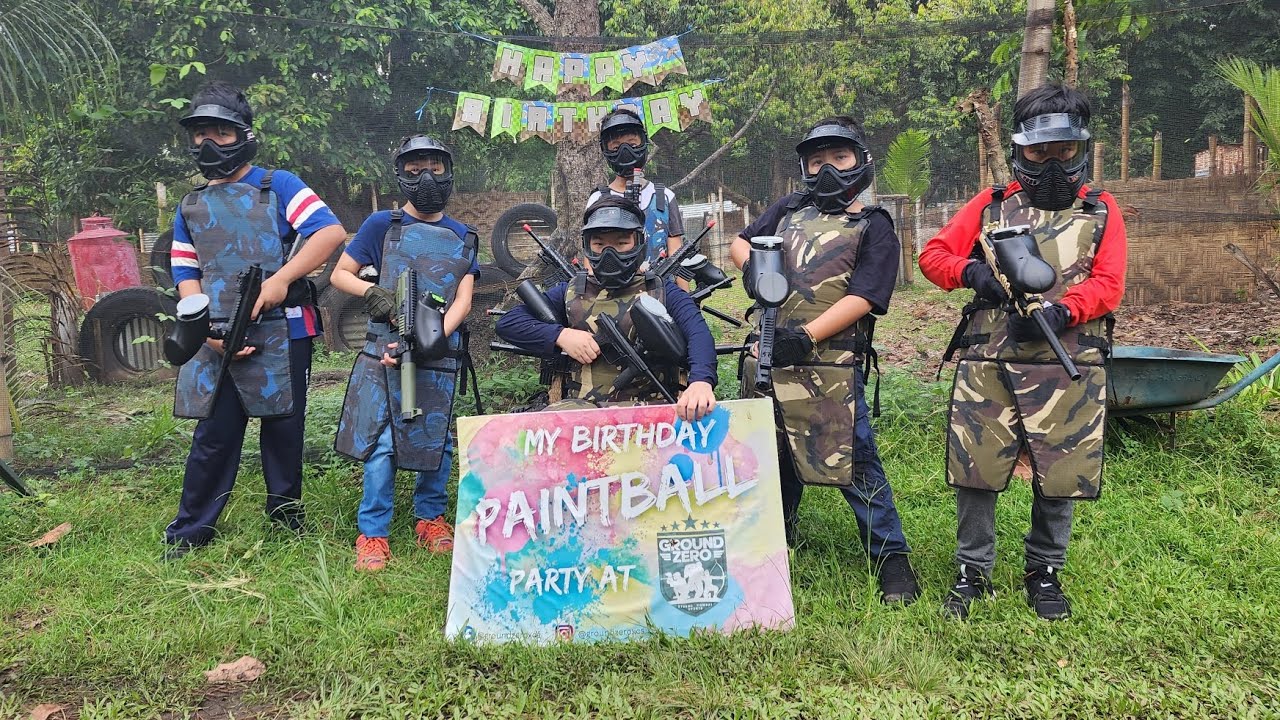 Caleb's 12th Birthday Paintball Party SDE at GroundZeroXCS Paintball ...