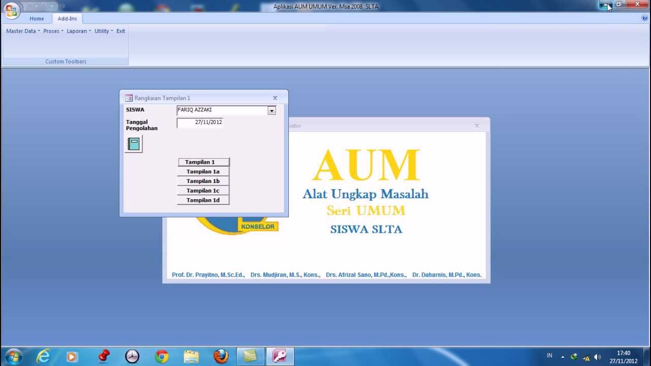 Alat Ungkap Masalah (AUM) | Manual Pengolahan AUM UMUM | 2012 - YouTube