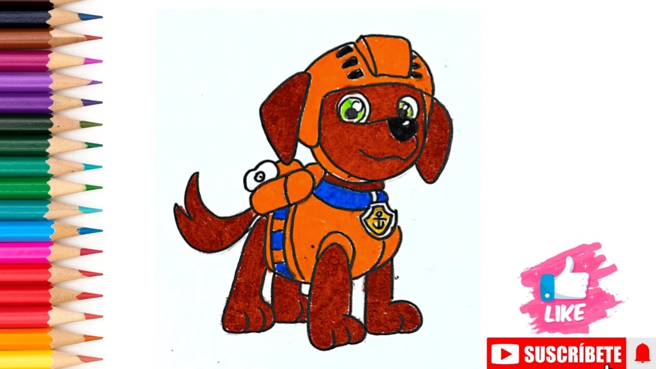 How to draw Zuma easily | Easy drawing fo kids - YouTube