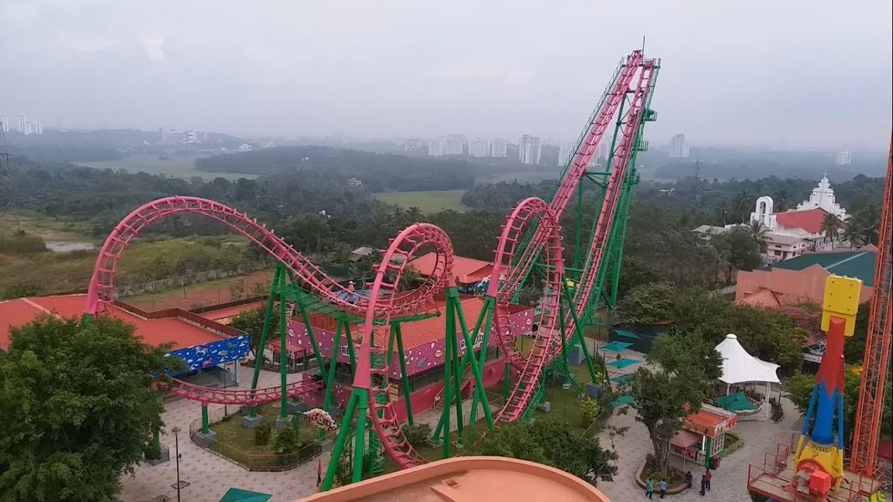 Roller Coaster - Wonderla Cochin - YouTube