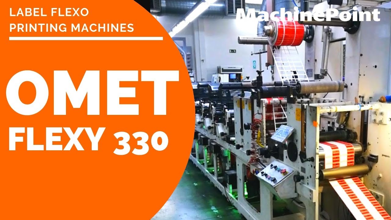 OMET Flexy 330 Label flexo printing machines | OMET Machinery - YouTube