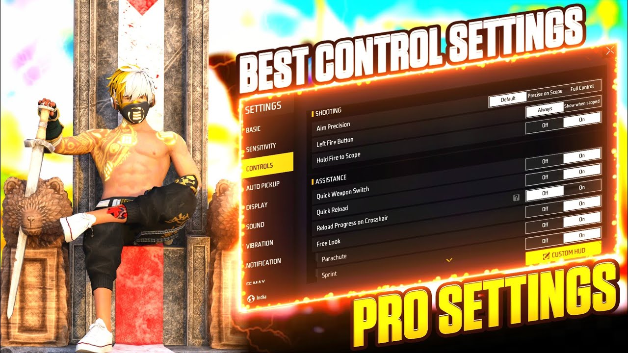Free Fire Best Control Setting | Free Fire Pro Setting | Free Fire ...