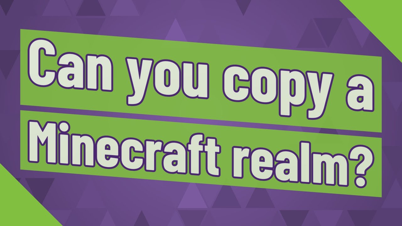 Can You Copy A Minecraft Realm YouTube can-you-copy-a-minecraft-realm-youtube