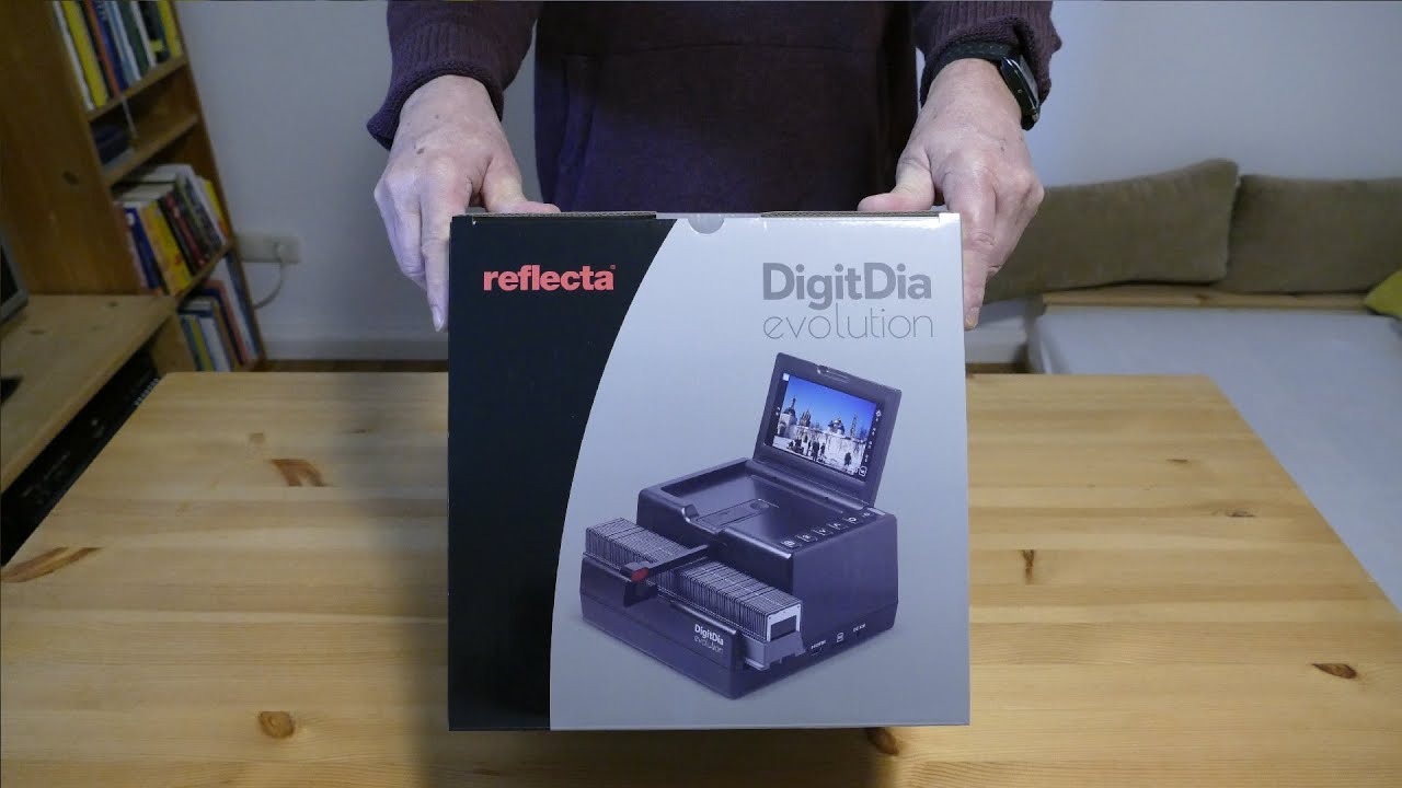 Dias Scannen Reflecta DigitDia evolution - YouTube