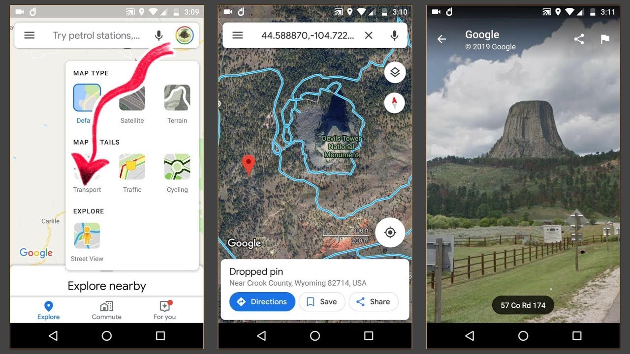 Google Maps Explore Street View Feature from the FAB Floating Action ...