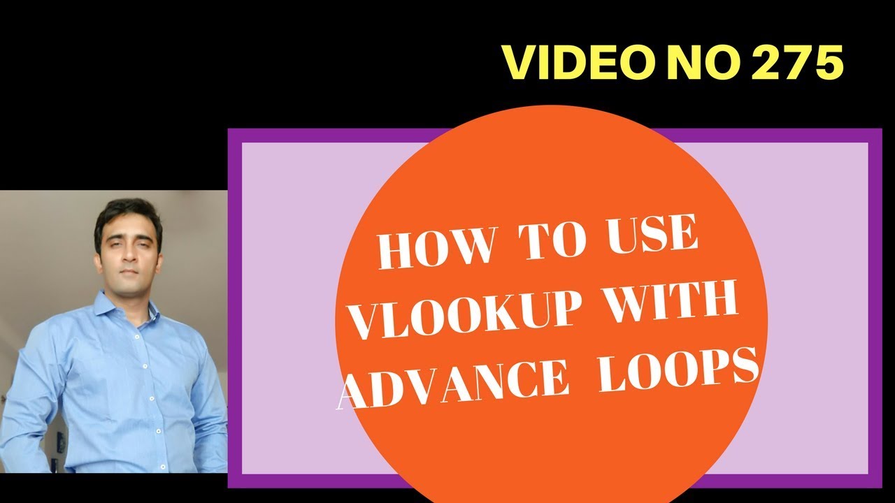 Vlookup With Loops Excel Vba Tutorial Advanced Video 275 Guide To 9889