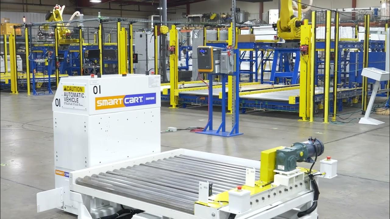 AGV Demonstration - Using AGVs with Robot Systems - YouTube