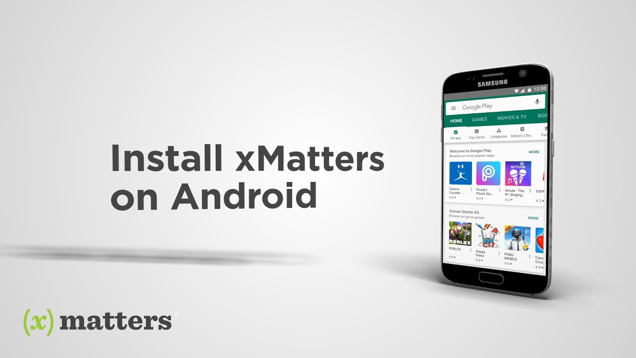 xMatters Support | Installing xMatters on Android - YouTube