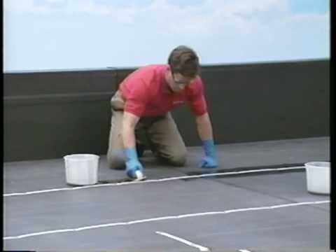Firestone EPDM Mechanically Adhered System - YouTube