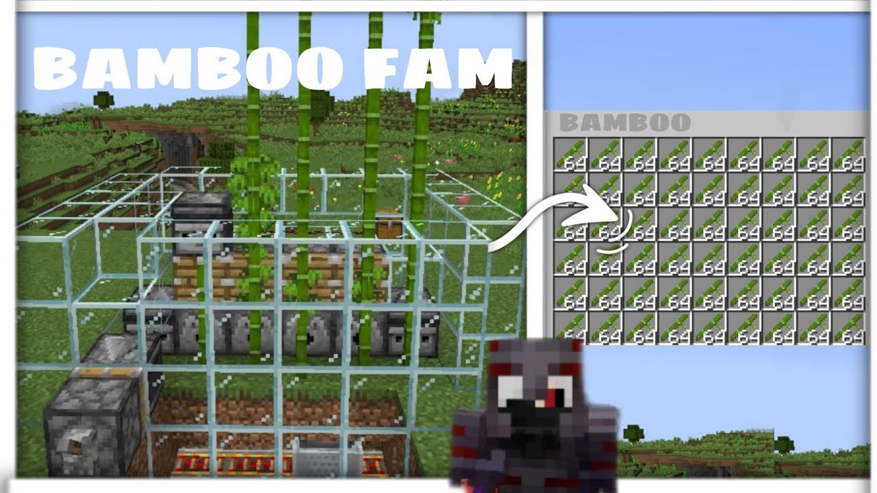 BEST BAMBOO FARM - 1M PER HOUR - 1.20.+ JAVA TUTORIAL | MINECRAFT - YouTube