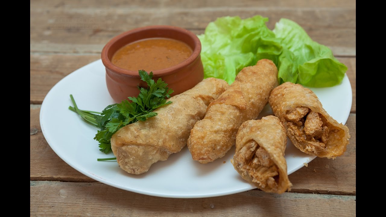 Punjene puter rolnice sa pilećim mesom- Butter rolls stuffed with ...
