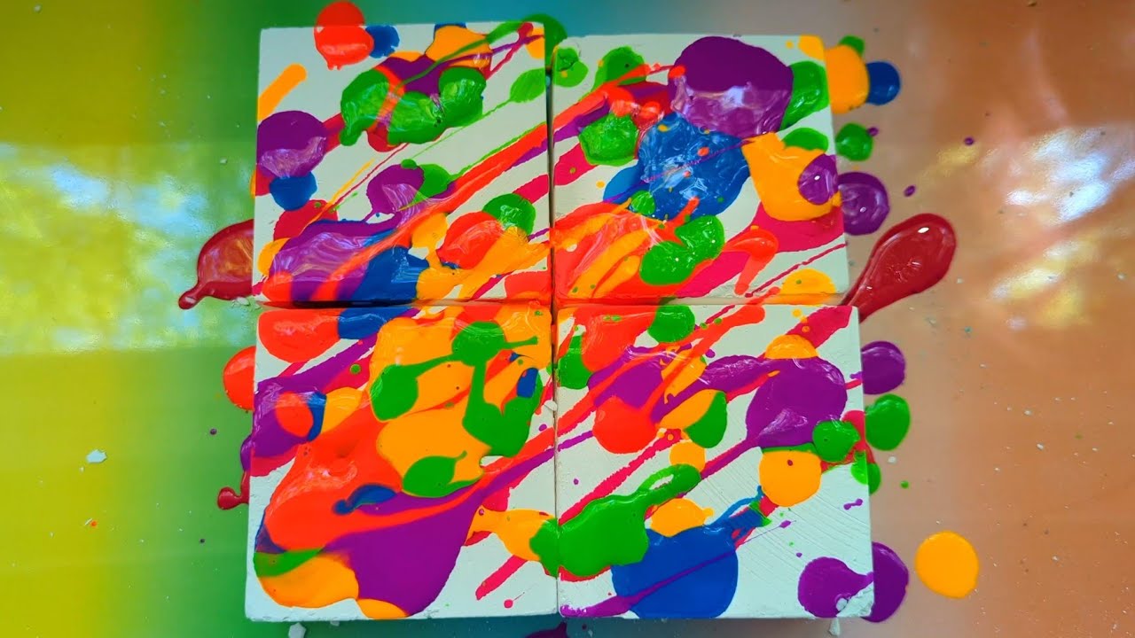 Splatter Color Splash | Gym Chalk - YouTube