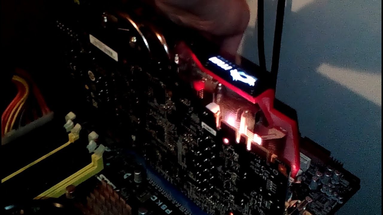 Graphics card catches fire - GTX 970 - YouTube