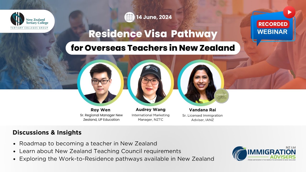 Residence Visa Pathway for Overseas Teachers in NZ || Immigration ...