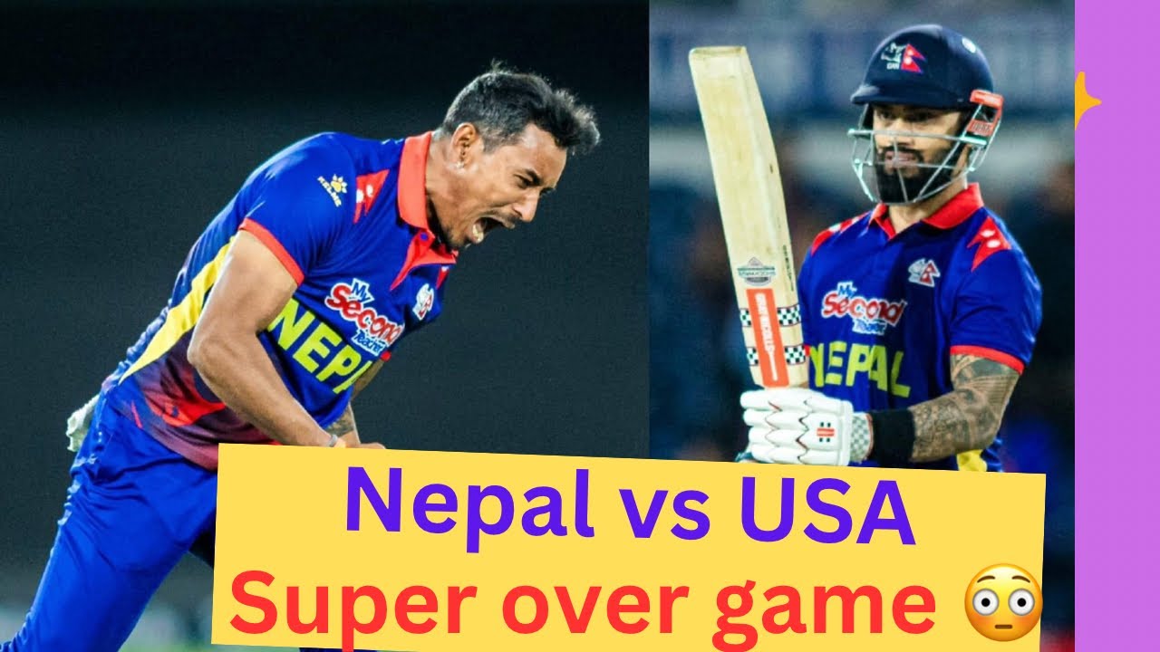 Nepal vs USA super over game 😳😳 - YouTube