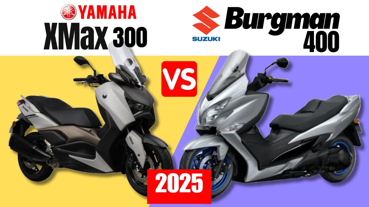 Yamaha XMAX vs Suzuki Burgman 400 | Side by Side Comparison | Specs ...