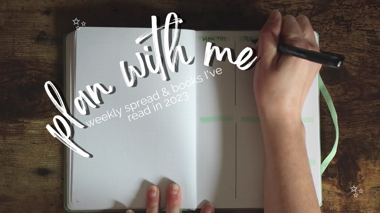 WEEKLY SET UP // plan with me & books I've ready so far this year - YouTube