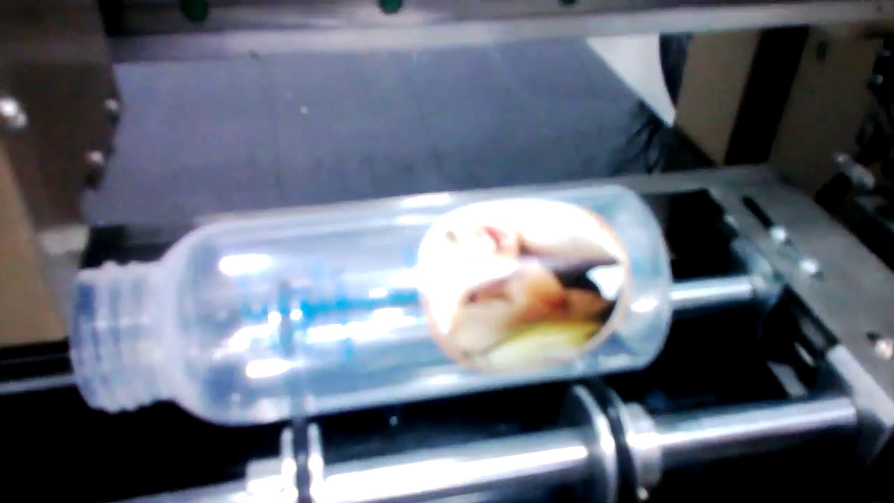 How To Print On A Bottle With Rotary | Bottle Printing Machine With ...