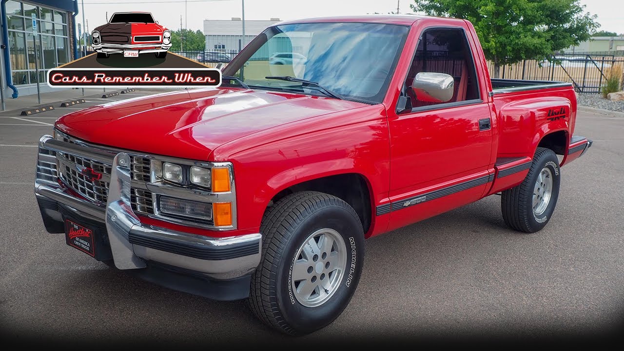 K1500 Shortbed Stepside 4x4 5.7L 1988 Chevy Truck SOLD - YouTube