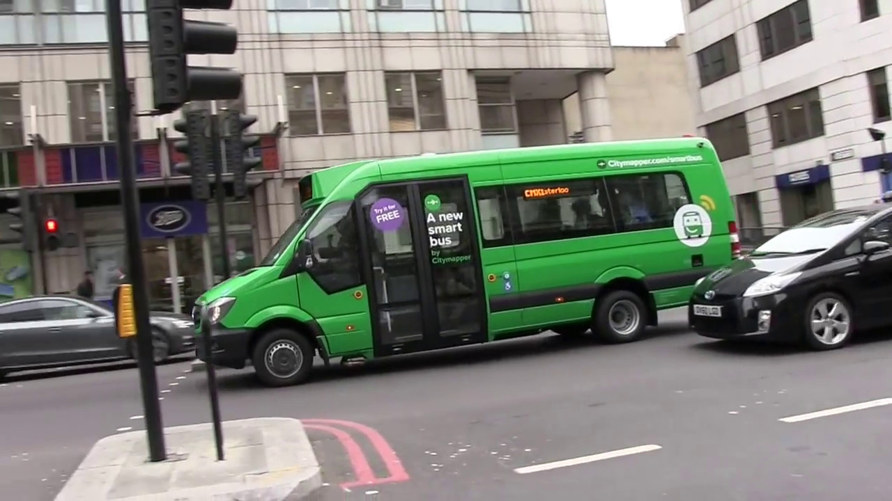 London's pop-up bus - YouTube